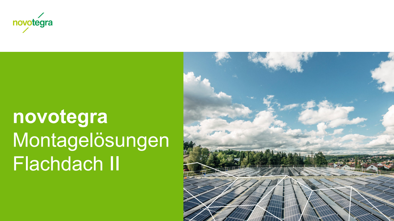 Perfekte Montagesysteme für Solaranlagen auf jedem Dach - novotegra ...